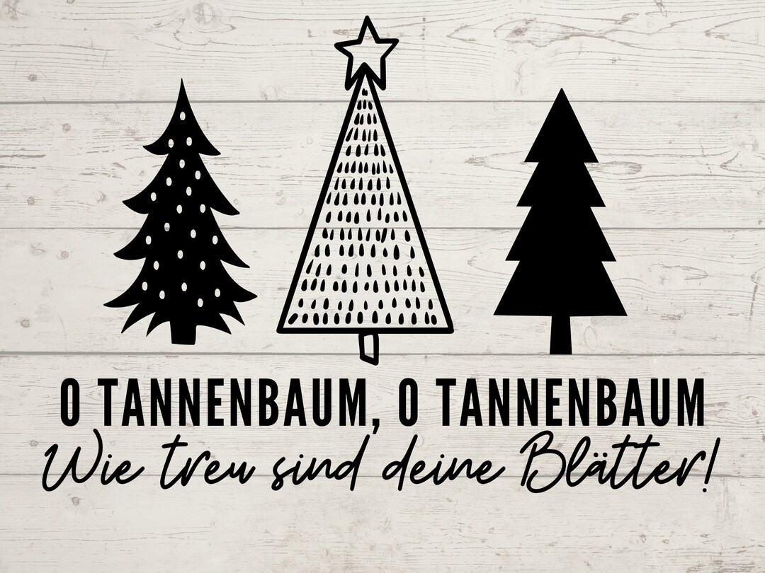 German Christmas SVG Tannenbaum Weihnachten Oma Gift - Etsy