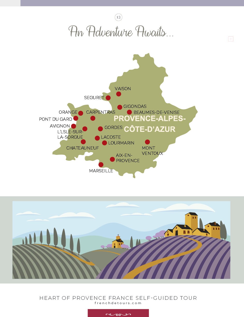 Self-guided Itineraries: Heart of Provence Package (parts 1, 2, & 3) - Etsy