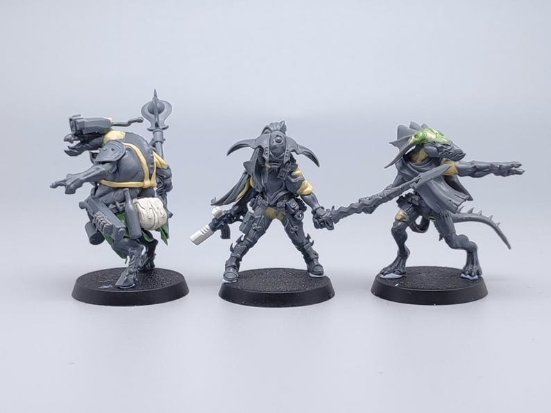 Xenos Miniature Figures: Sci-fi Gaming Squad (3 Models) - Etsy UK