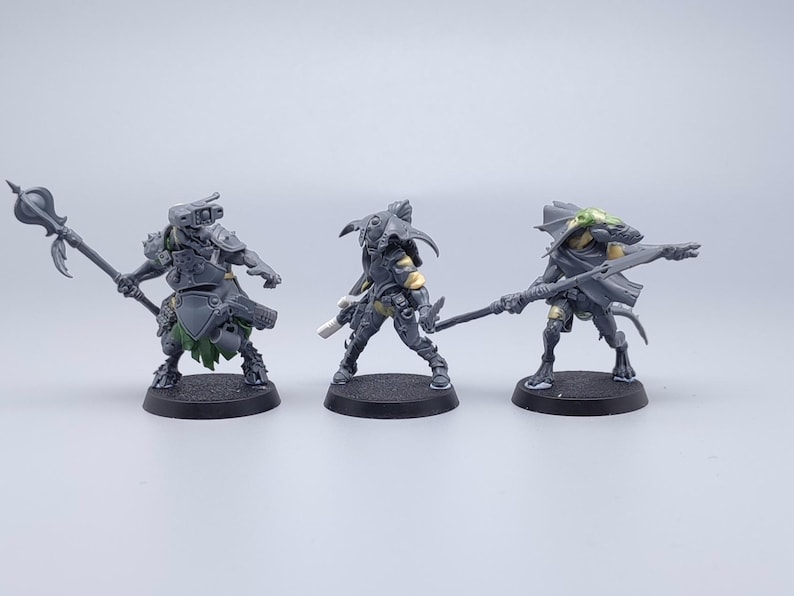 Xenos Miniature Figures: Sci-fi Gaming Squad (3 Models) - Etsy UK