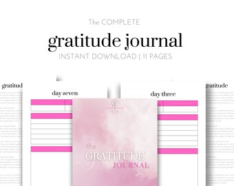 Gratitude Journal Instant Download Printable - Etsy