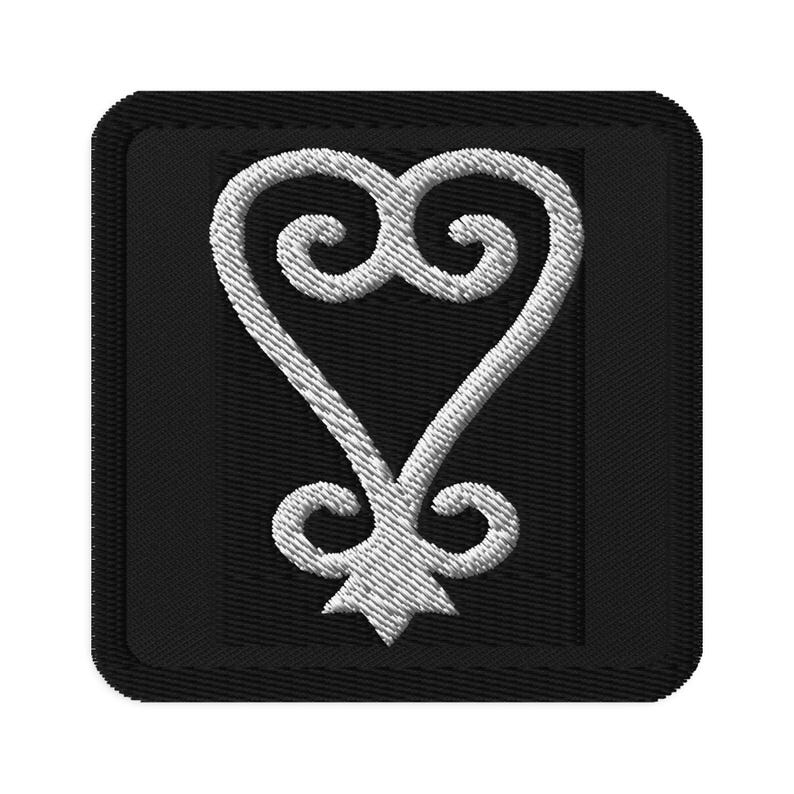 Adinkra Embroidered Patches - Etsy