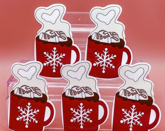 Hot Cocoa Sticker | Etsy