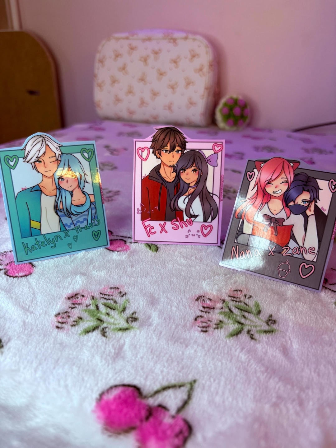Aphmau Couple Stickers | Aphmau | Glossy | Water Resistant - Etsy