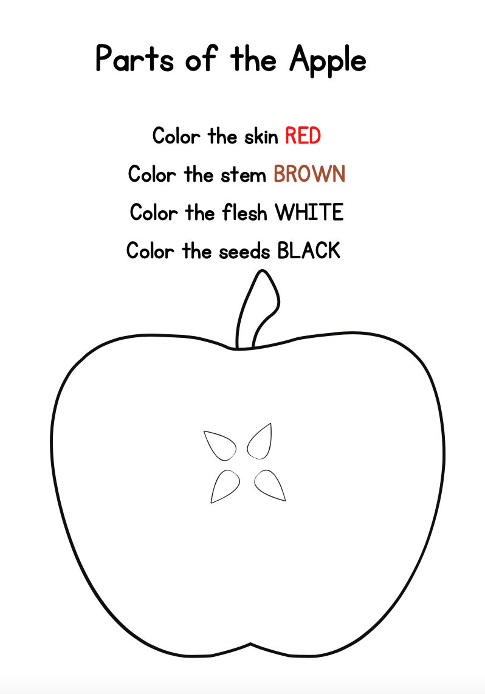 A is for Apple-preschool Unit - Etsy