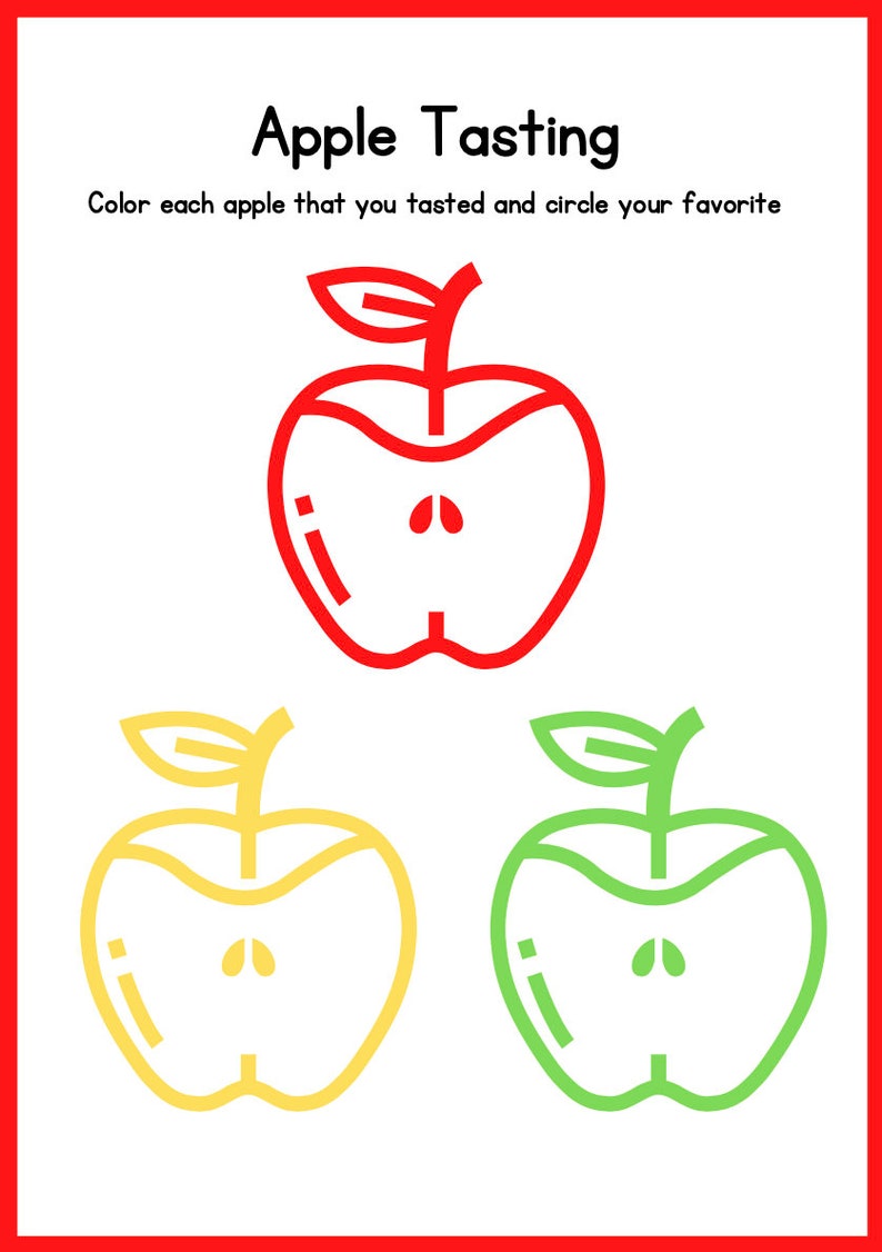 A is for Apple-preschool Unit - Etsy