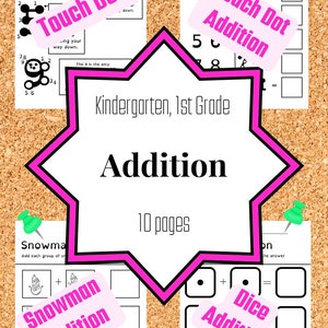 Touch Dot Math and Addition - Etsy