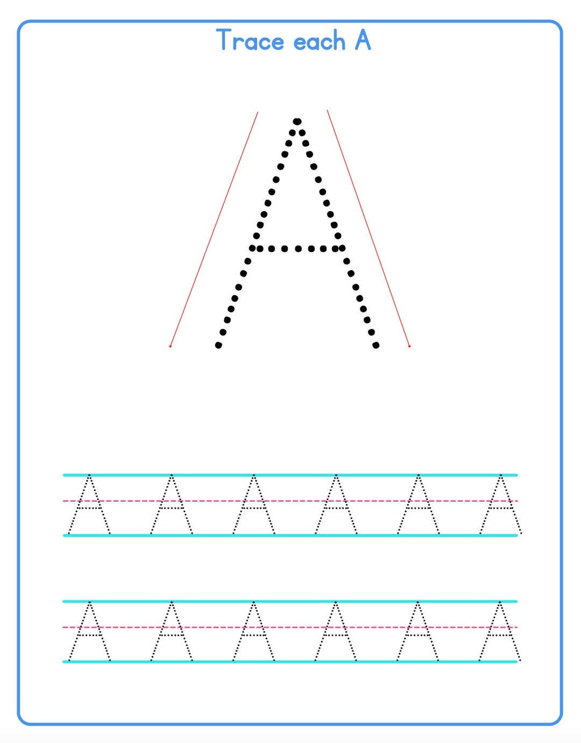 A is for Apple-preschool Unit - Etsy