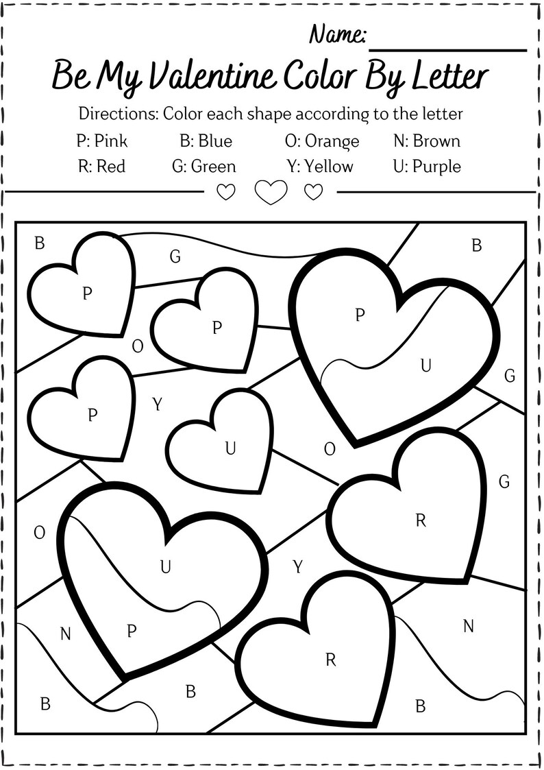 Valentine's Day Activities - Etsy