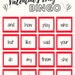 Valentine's Day Bingo With Sight Words - Etsy