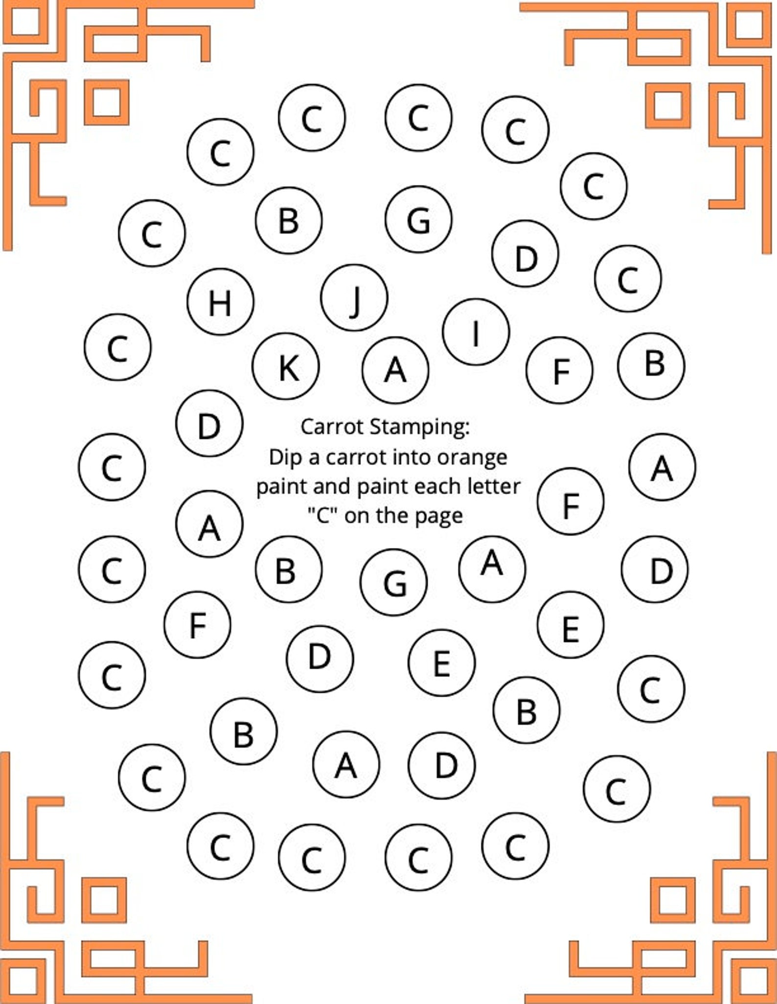 C is for Carrot Preschool Unit - Etsy