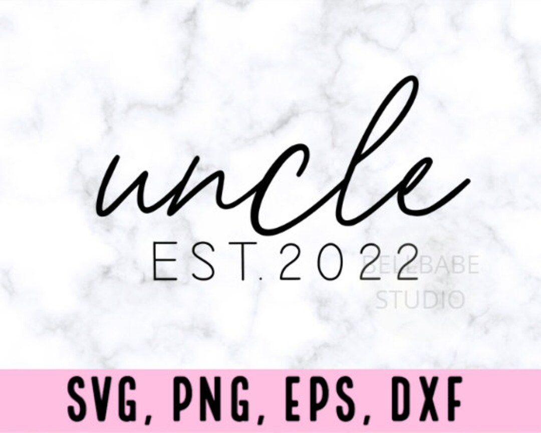 Uncle Pregnancy Announcement SVG Design, Uncle Svg, Uncle to Be Svg ...