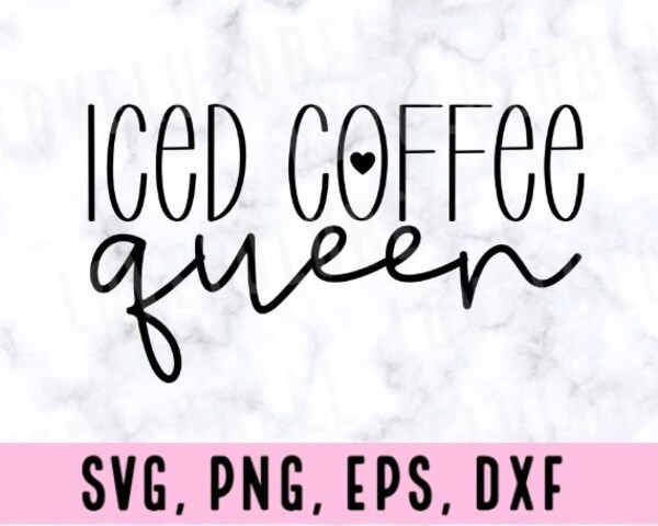 Iced Coffee SVG Ice Latte SVG Every Season is Iced Coffee - Etsy Canada