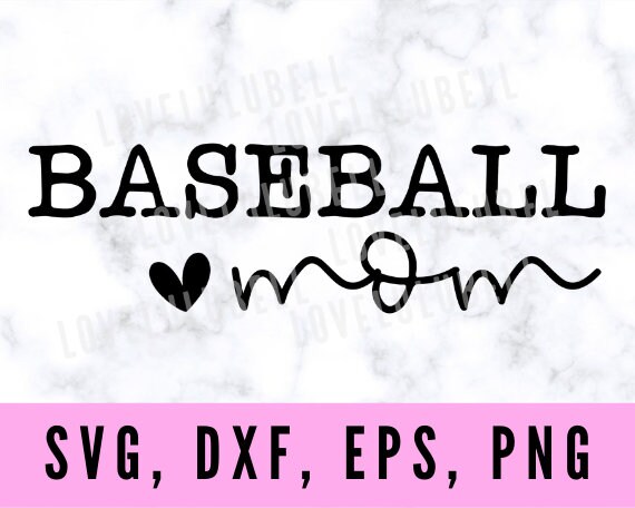 Baseball Mom Svg Baseball Mom Cut File Baseball Mom Cutting | Etsy