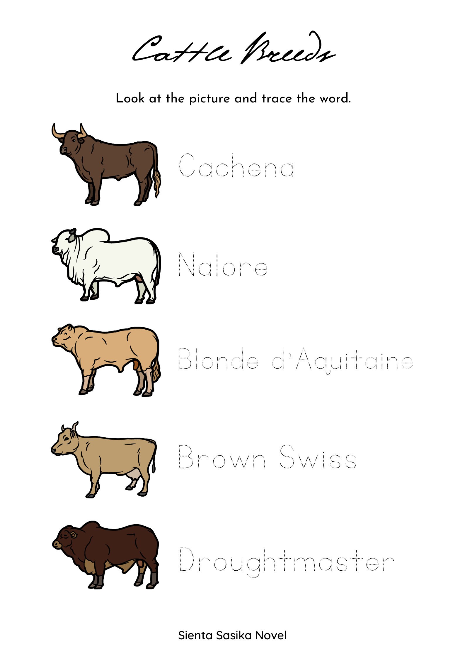 CATTLE UNIT STUDY nature Unit Study Total 272 Pages Cow Unit Study ...