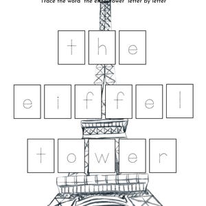 EIFFEL TOWER Mini Study, La Tour Eiffel History, Culture, Homeschooling ...