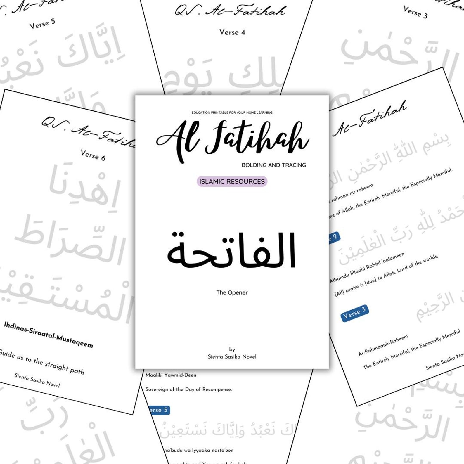 LEARNING QURAN #01 for Kids With Tracing 5 Surah Al-ikhlas, Al-falaq ...