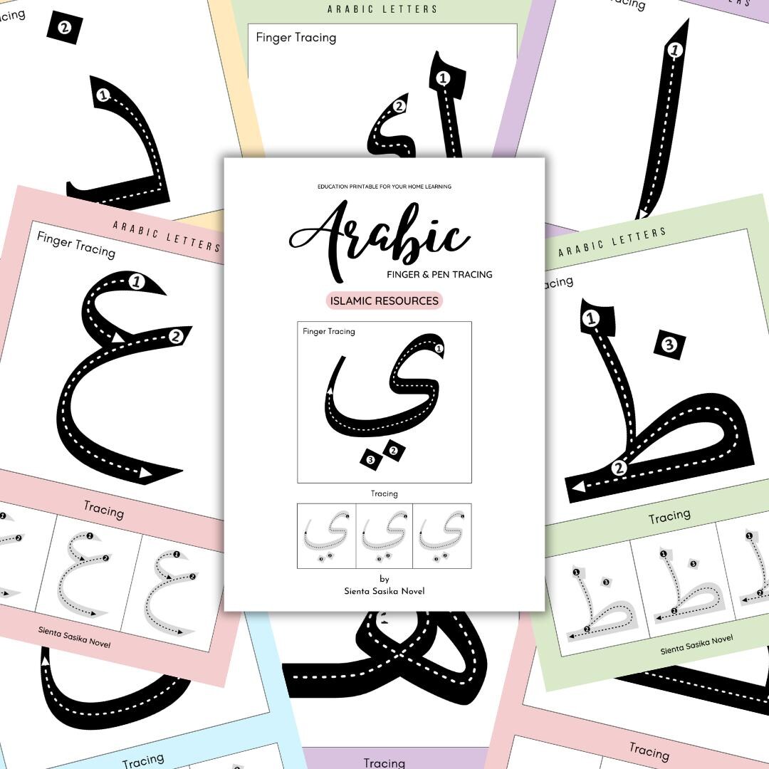 ISLAMIC RESOURCES: Arabic Letters Tracing Arabic Letters, Letter ...