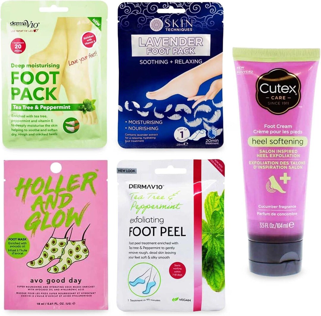 Feet Pampering Set for Women foot Spa Kit, Heel Exfoliation, Tired Feet ...