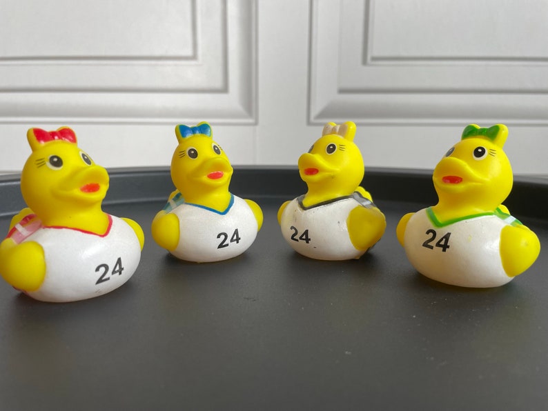 Cheerleader Mini Rubber Duck Set: Fun Gift Wedding Favour - Etsy