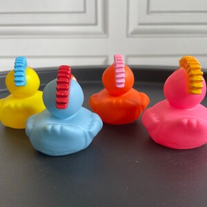 Punk Rocker Mini Rubber Duck Set: Fun Gift, Wedding Favour, Duck Race ...