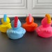Punk Rocker Mini Rubber Duck Set: Fun Gift, Wedding Favour, Duck Race ...