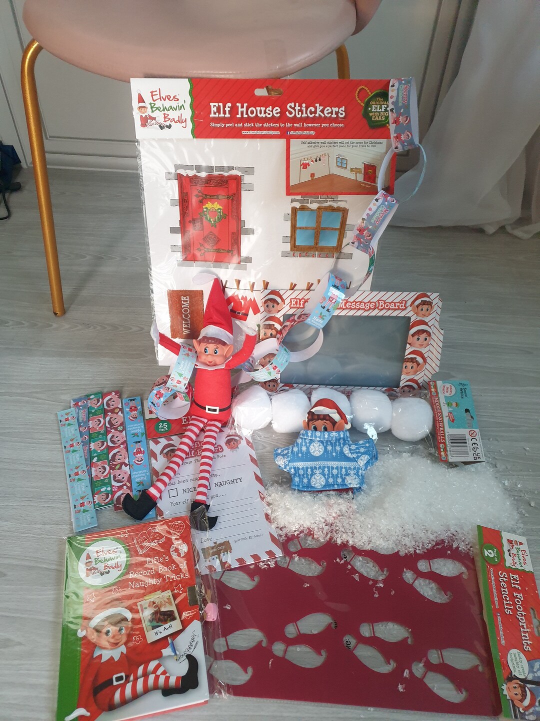Christmas Naughty Elf Starter Kit - Elves Behaving Badly Xmas Countdown ...