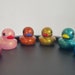 1 X 10cm Glitter Ducks Fun Gift, Wedding Favour, Duck Race Etc. Bright ...