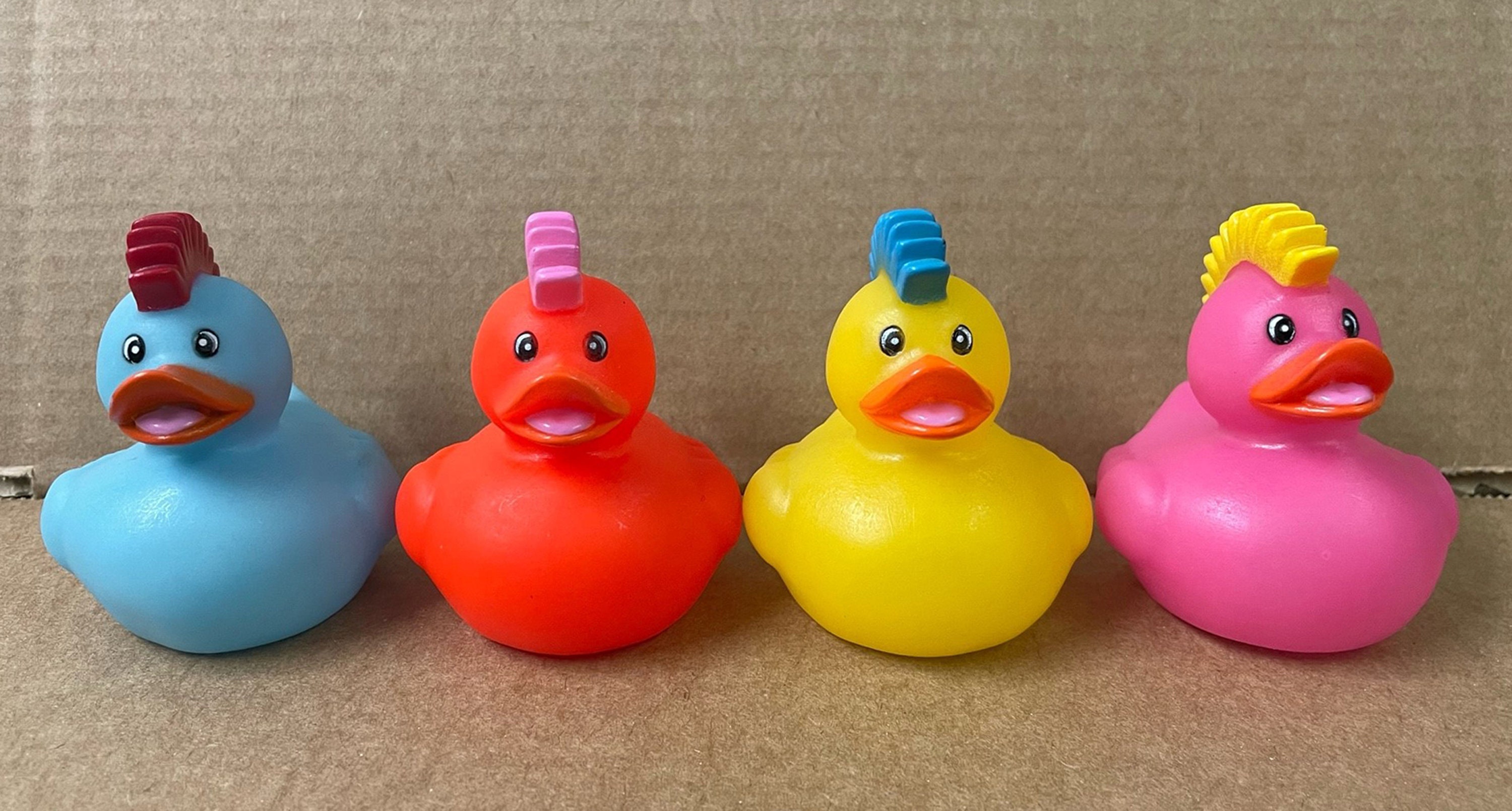 Punk Rocker Mini Rubber Duck Set: Fun Gift Wedding Favour | Etsy