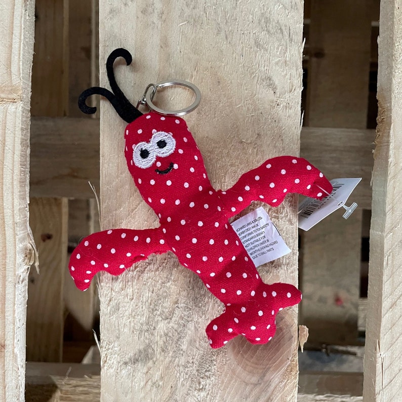 Plush Sea Life Themed Keyrings - Lobster, Whale, or Octopus in Bright ...