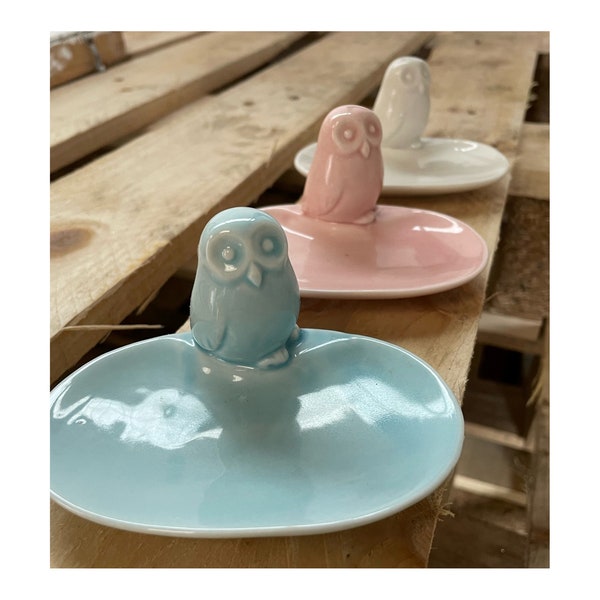 Owl Dish - Etsy