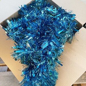 Bright 90s Style 'neon' Tinsel Luxury Thick and Thin Tinsel 2 Metre ...