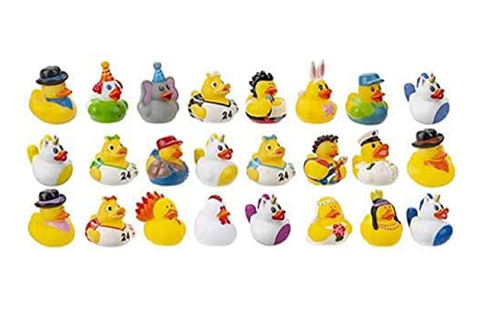 SALE! Bulk Set of Mixed Rubber Ducks, Mix up Mini Rubber Duckies for ...