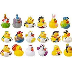 SALE! Bulk Set of Mixed Rubber Ducks, Mix up Mini Rubber Duckies for ...