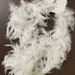 White Feather Boa Marabou Christmas Tree Decoration 150cm (60inch) Thin ...
