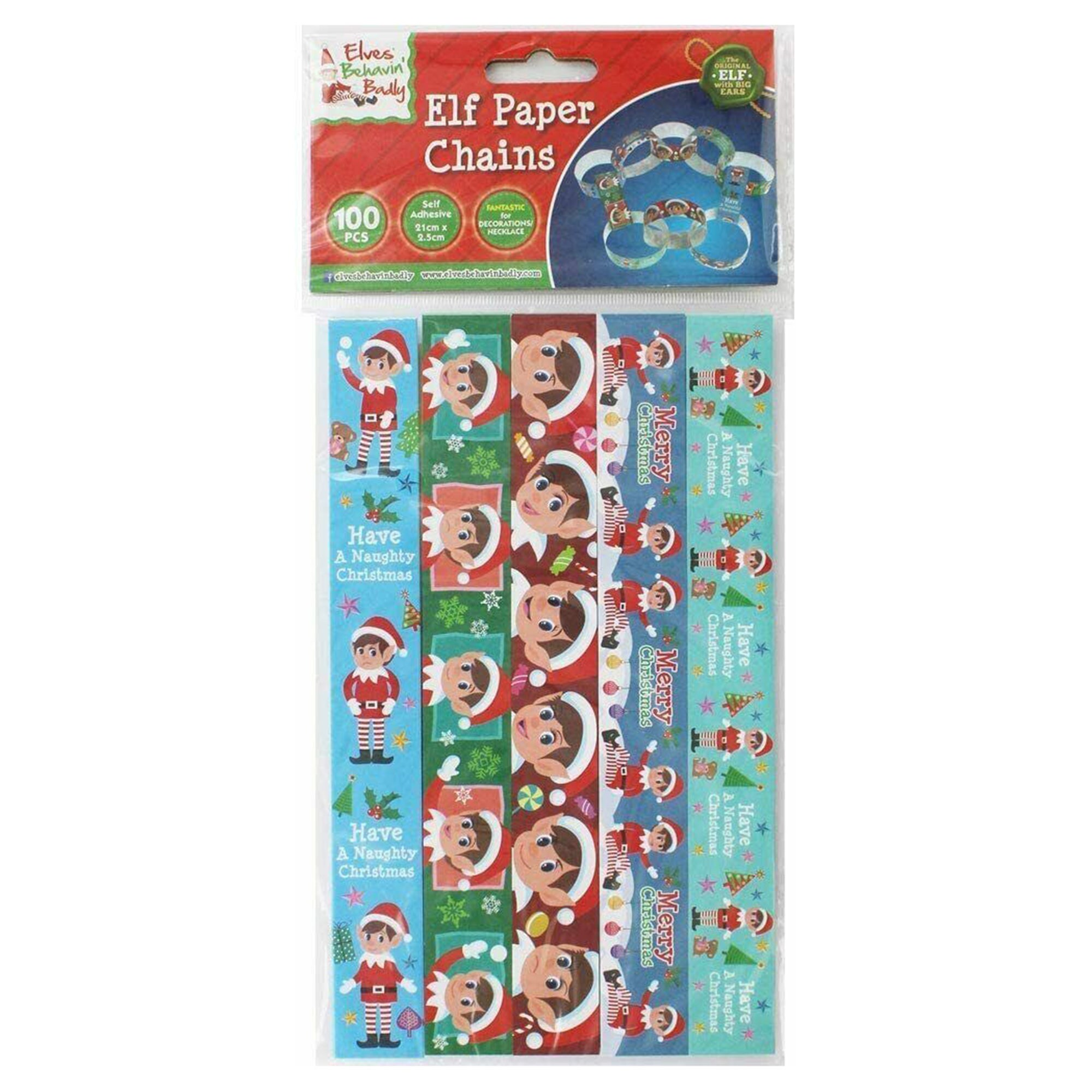 100 Elf Paper Chains. Elves Behaving Badly Accessory or - Etsy UK