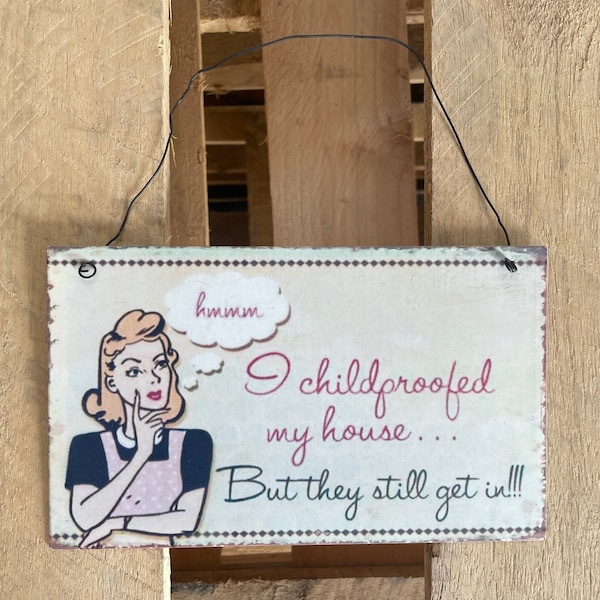 Funny Hanging Metal Signs - Etsy