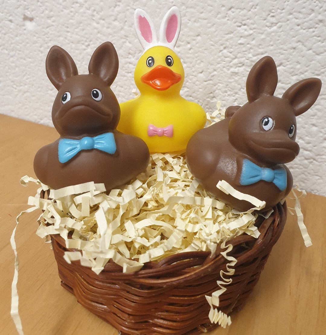 Easter Mini Rubber Ducks, "chocolate" Rabbit 'ducks' & Easter Bunny ...