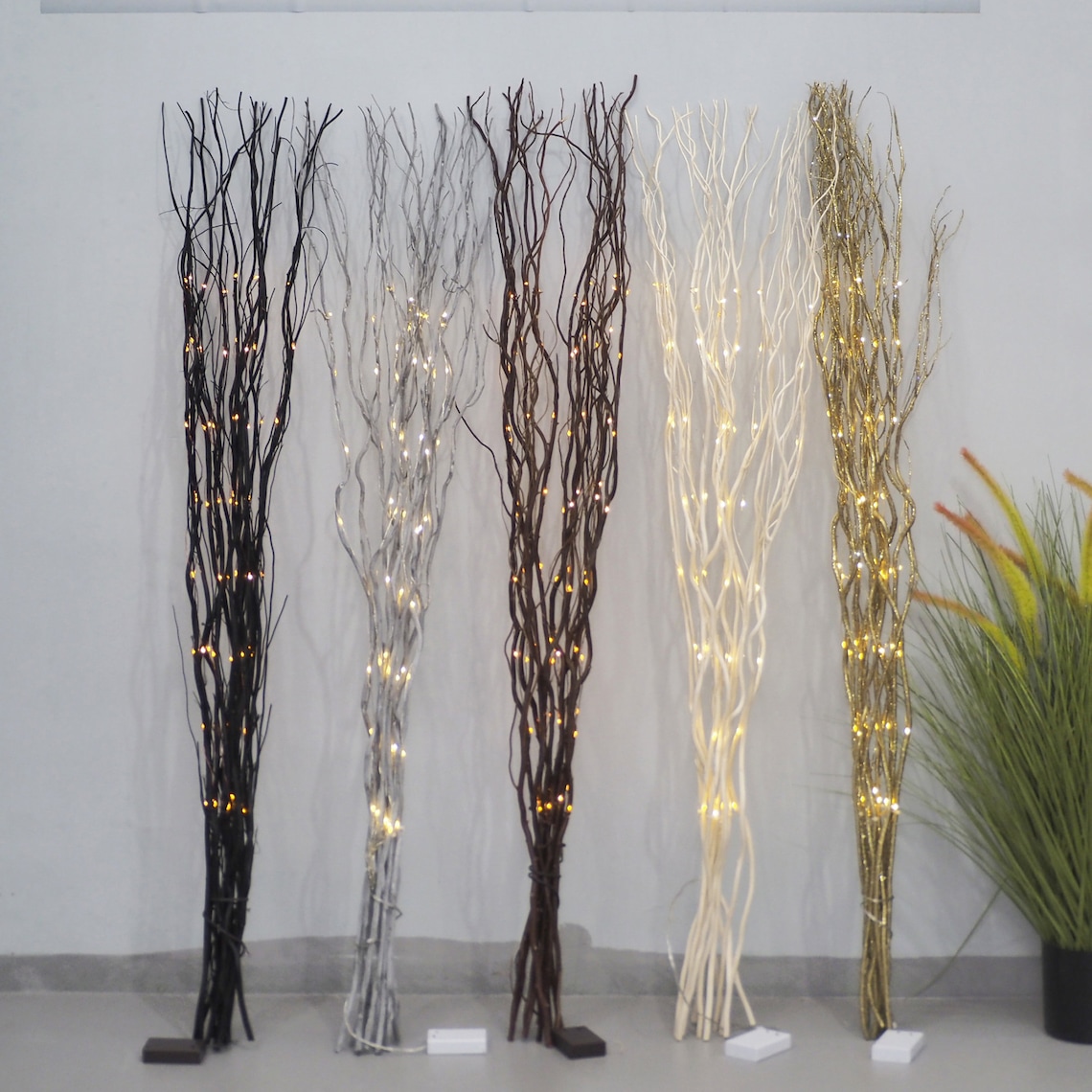 Light up Willow Twigs Bunch 80 LED Battery Operated 1.2M - Etsy