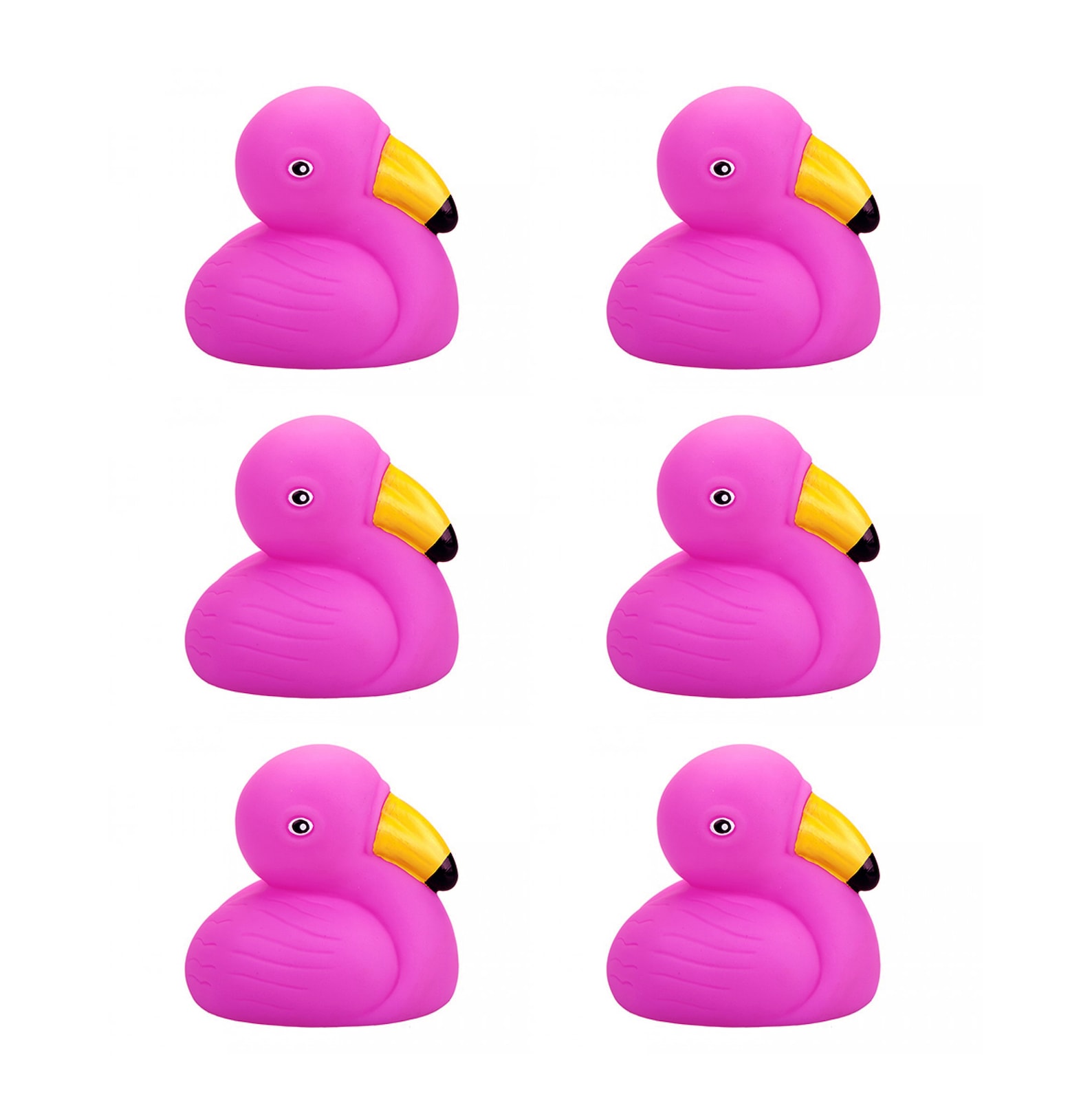 Flamingo Mini Rubber Duck Set: Fun Gift, Wedding Favour, Party Bag ...