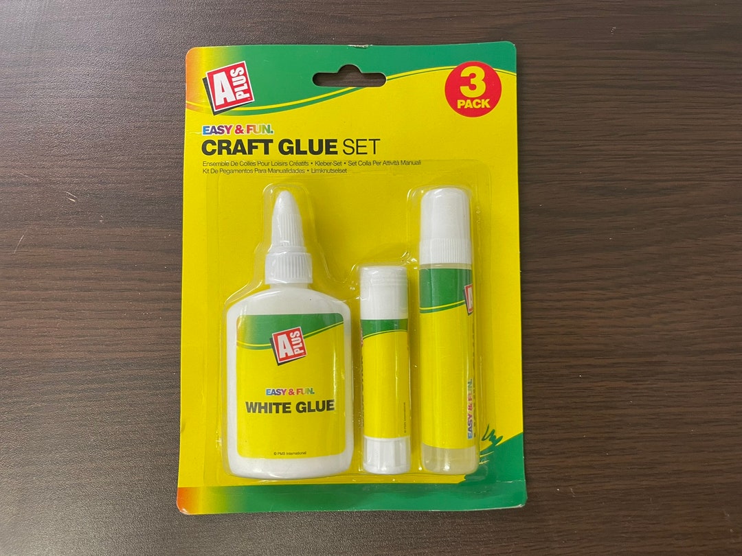 Craft Glue Set 3 Different Crafting and Art Adhesives: White Glue, Glue ...