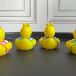 Cheerleader Mini Rubber Duck Set: Fun Gift, Wedding Favour, Duck Race ...