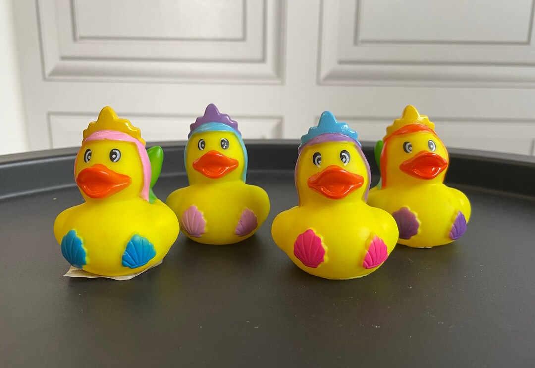 Princess Mermaid Mini Rubber Duck Set: Fun Gift, Wedding Favour, Duck ...