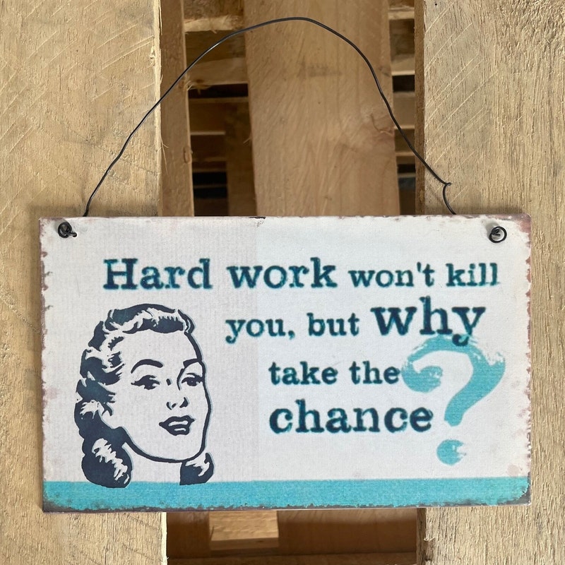 Funny Work Signs - Etsy