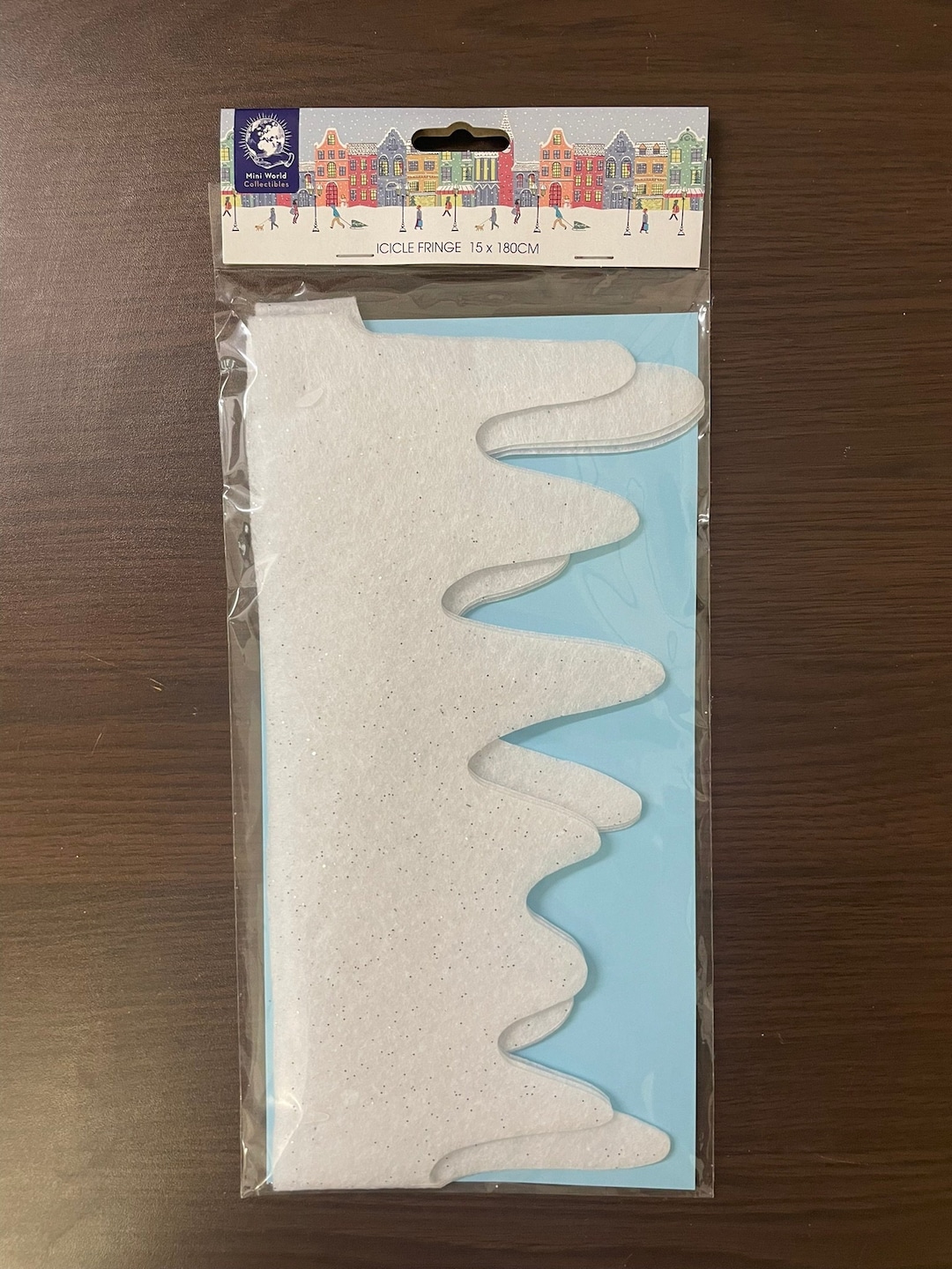 Icicle Fringe Artificial Sparkle Snow Drip Effect Christmas Display 15 ...