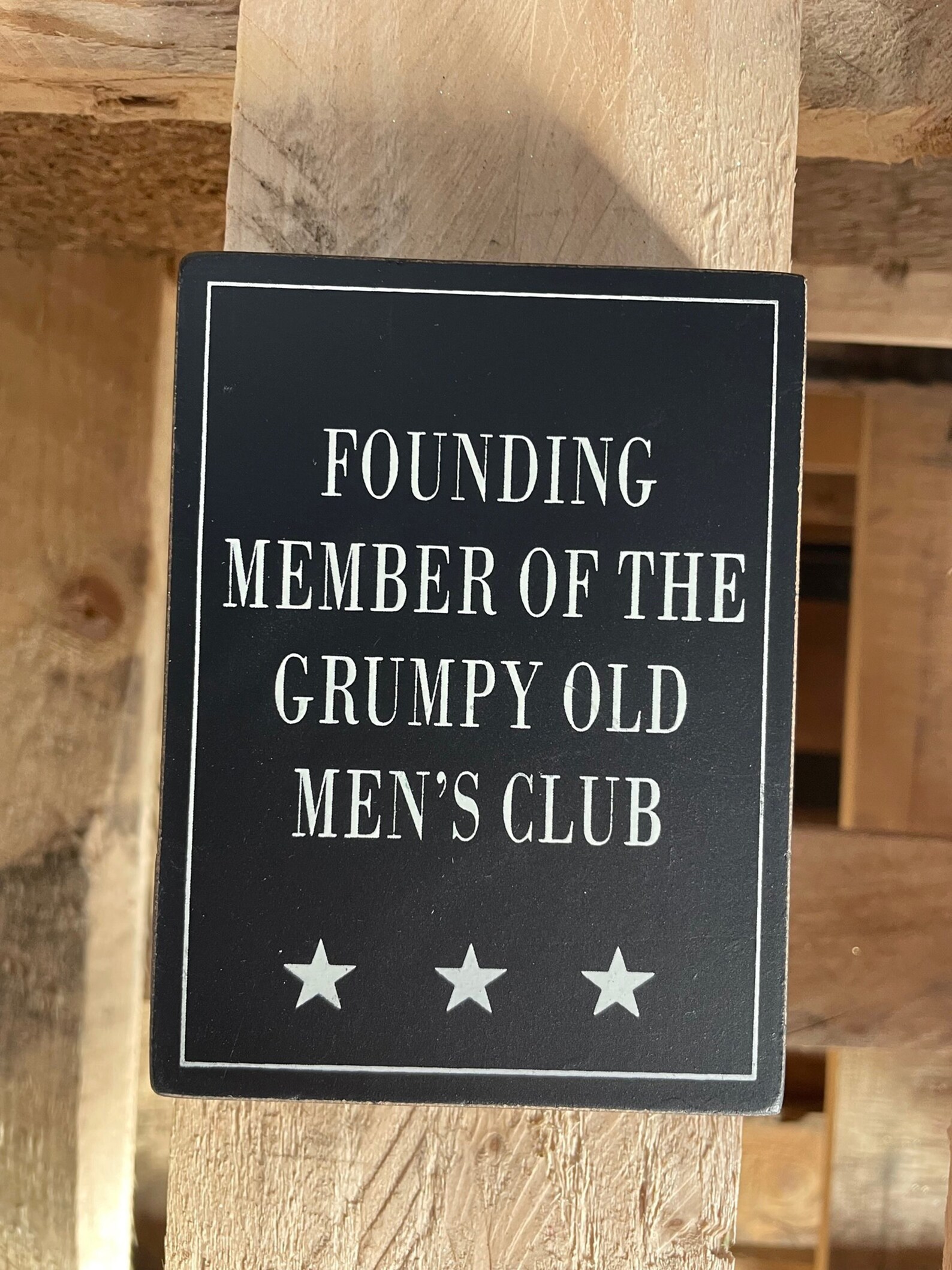 Novelty Signs for Him Decorative Blocks Grumpy Old Man - Etsy