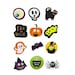 Halloween Theme Erasers and Pencil Toppers, Spooky Fun Cute Mini Gifts ...