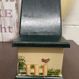 Vintage Wooden Hand Painted Bird Box “love Builds the Warmest Nests ...