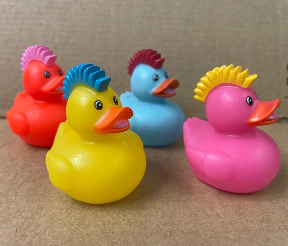 Punk Rocker Mini Rubber Duck Set: Fun Gift Wedding Favour | Etsy