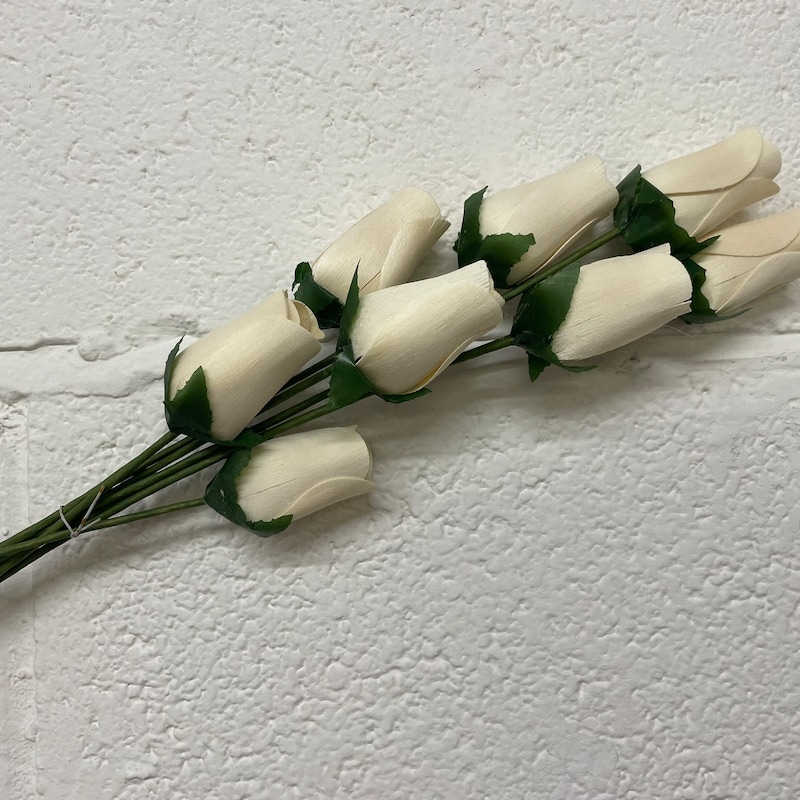 Artificial Rose Bud - Etsy UK